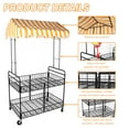 golytefs Pushcart Foldable Portable Market Street Food Vendor Stalls ...