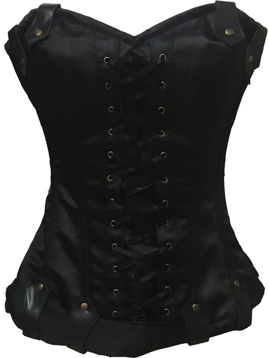BlockBuster Costumes Womens Romance Black Irene Fullbust Rear Lacing ...