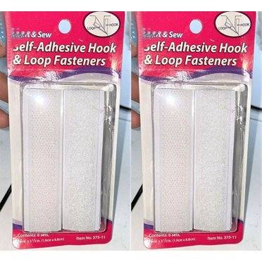 1-Inch Black Hook and Loop Fasteners 10 ft. Roll - Walmart.com