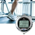 Digital Stopwatch Timer 1/100-Second Precisions Large Display Memory ...