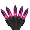 Christmas Lights - Set of 100 Purple Mini Lights - Walmart.com