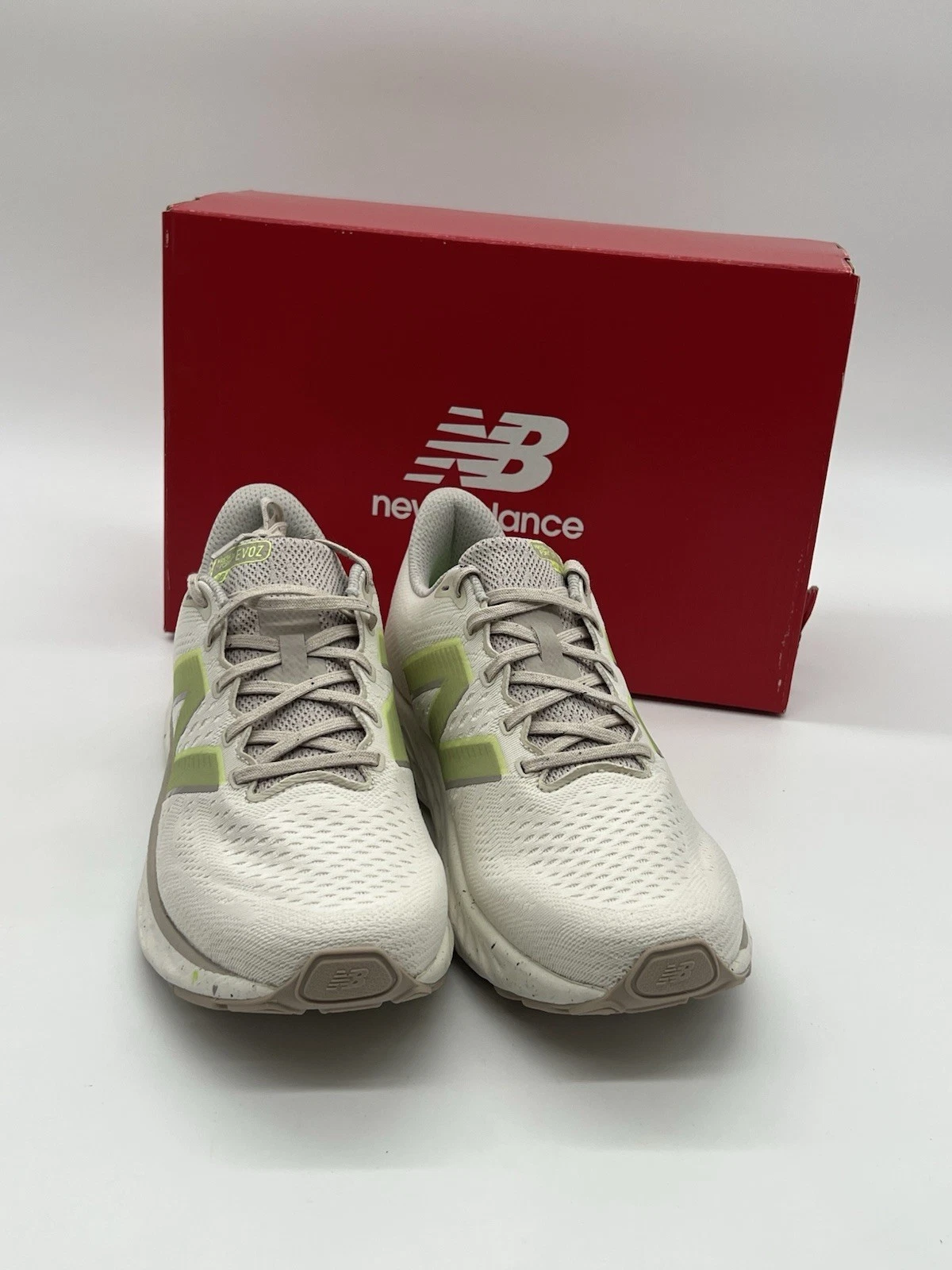 New Balance Fresh Foam X EVZ V3 Men’s Size 11D Beige White Mesh Running ...