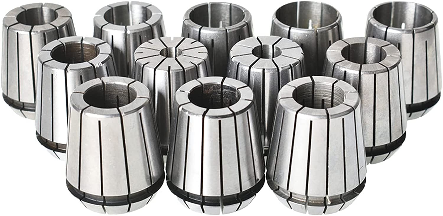 waltyotur ER40 Spring Collet Set 1/8-1-1/8 Inch Carbon Steel Spring ...