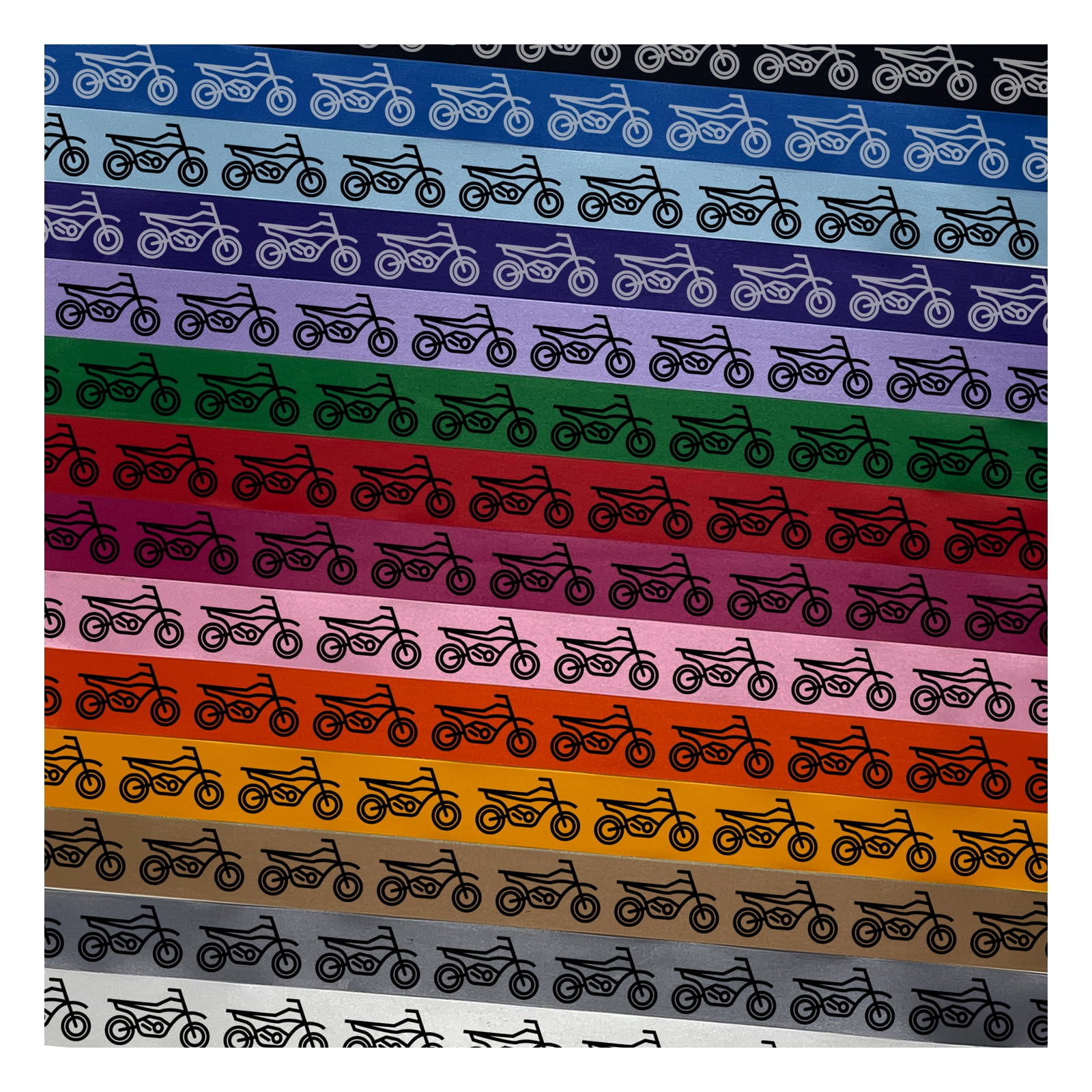 Dirt Bike Off-road Motorcycle Vehicle Satin Ribbon for Gift Wrapping ...