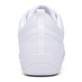 DADAWEN Women's Cheer Shoes White Sneakers Training Competitions Dancing Shoes for 5.5 US ...