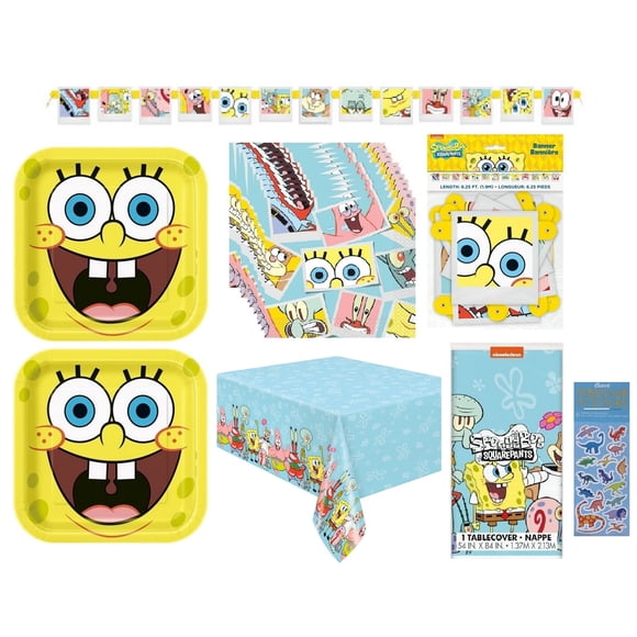 Spongebob Birthday Banner