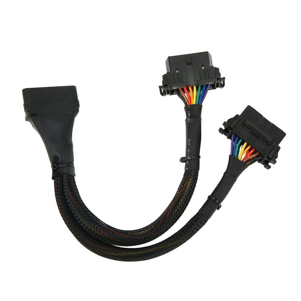 OB Extension Cable,1 IN 2 OBD2 OB Connector Cable OBDII Diagnostic ...