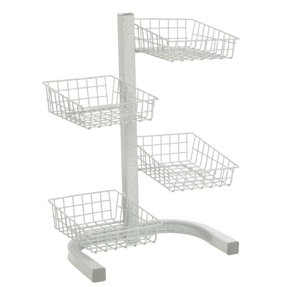 HUBERT Wire Display Basket Chrome Plated Steel 24L x 8W x 2H ...