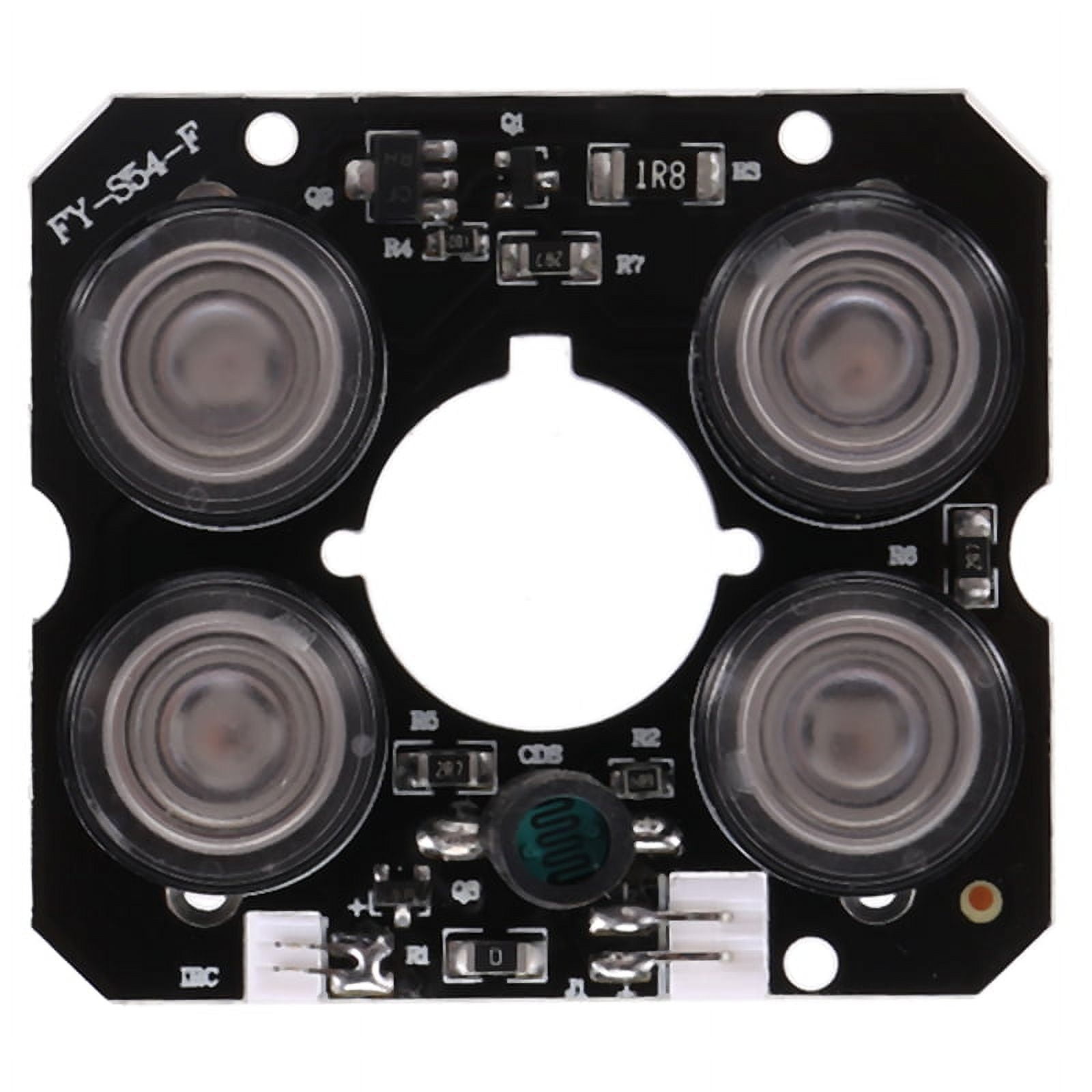 Foco LED infrarrojo IMCBSTT de 4 matrices, placa de 4 LED infrarrojos ...