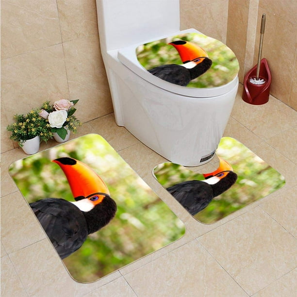 JSDART Portrait Toucan Toco Bird Close up Sitting Back a Branch Tree in ...