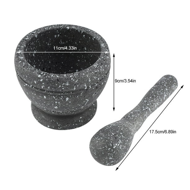 Pestle Set Stone Grinder Unique Double Sided Spice Grinder Mortar ...