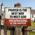 ANXPTIME Antique Iron No Trespassing Sign For Private Property ...