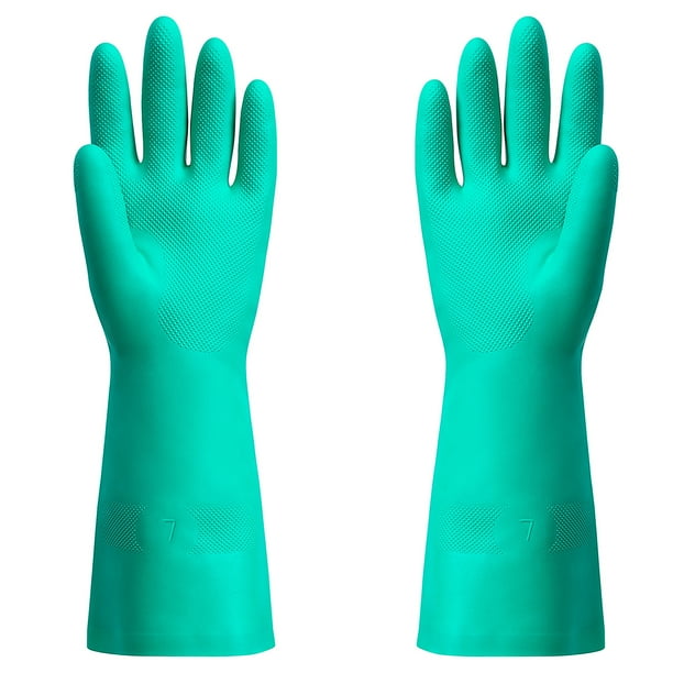 ThxToms Nitrile Household Cleaning Gloves(3 Pairs) - Resistant for ...