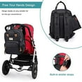 Ruvalino Waterproof Baby Diaper Bag Backpack, Portable, With Pacifier ...