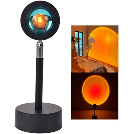 Sunset Lamp Projector Eternal Sunset Light, Red Halo Rainbow Sunset ...