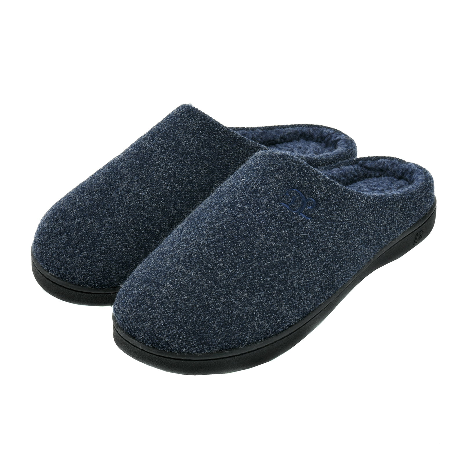 DL Warm Slippers for Men Indoor Memory Foam, Winter Cozy Men's House ...