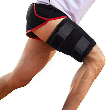 nipocaio Thigh Support, Adjustable Compression Sleeve, Thigh Brace ...