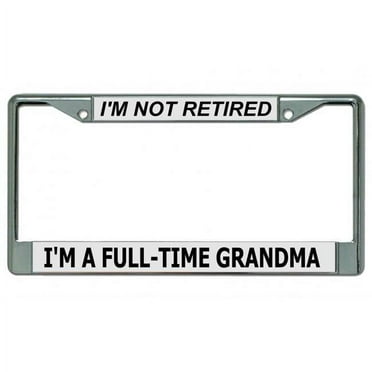 World's Greatest Grandma License Plate Tag Frame, Multiple Colors ...