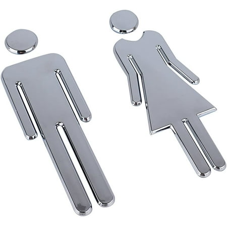 Dinohhi WC Signs Male Female Toilet Male Female Signs WC Pictogram Door ...