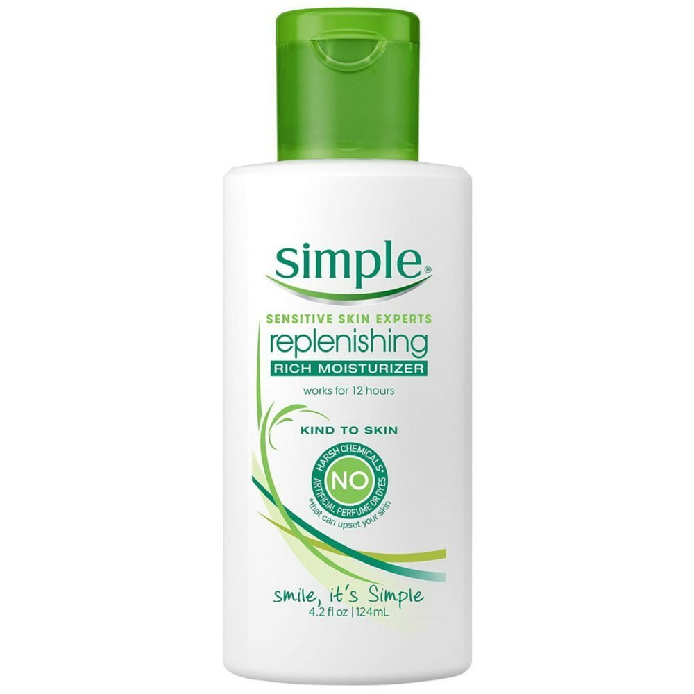 Simple Kind To Skin Replenishing Rich Moisturizer, 4.2oz, Pack of 2 ...