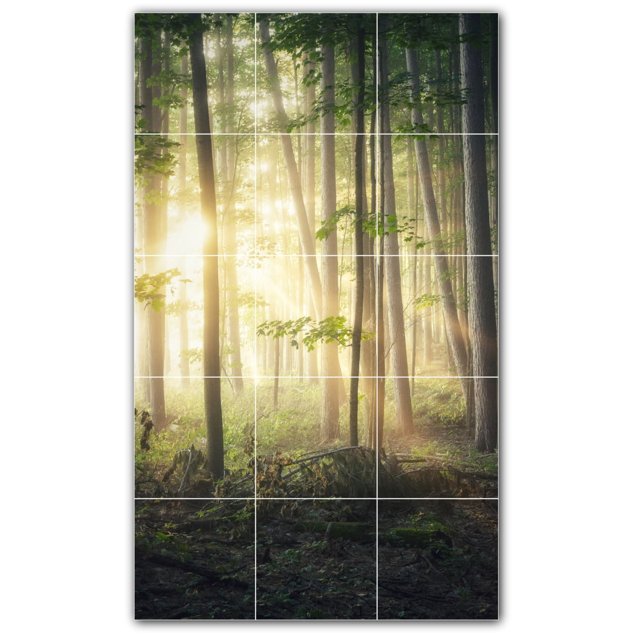 Picture-Tiles.com: Trees Ceramic Tile Wall Mural WAL501022-35S. 12.75"W ...
