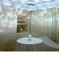 Water Ripple Dynamic Crystal Projection Lamp, 12 Colors Rotating Wave ...