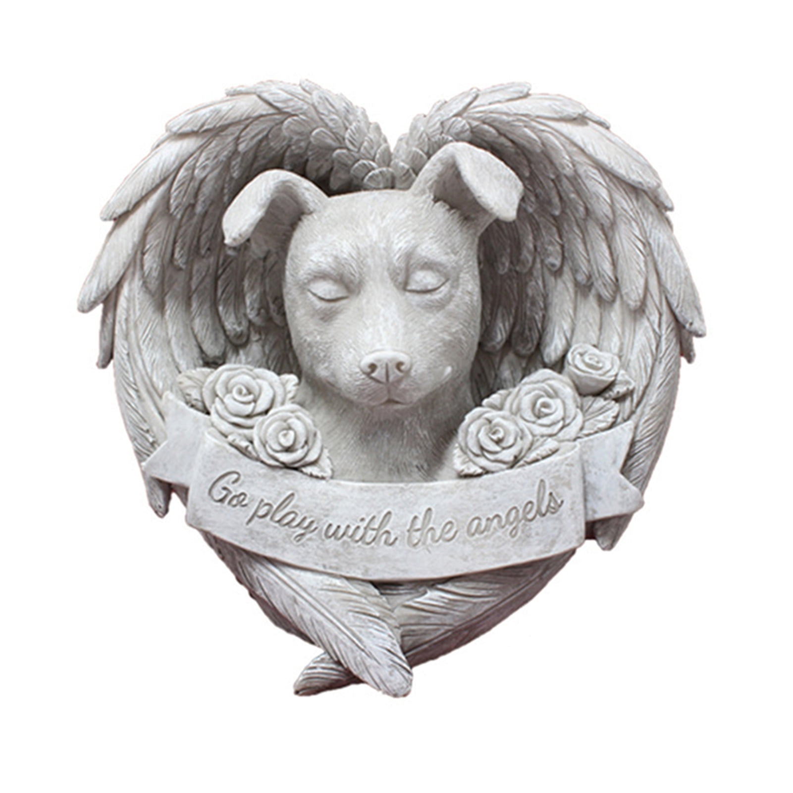 Yoone Pet Statue Eye-catching Realistic Looking Resin Memorials ...