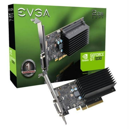 EVGA NVIDIA GeForce GT 1030 DDR4 Passive 2GB SDDR4 DVI-HDMI Low Profile ...
