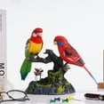 Electronic Parrot Toy with Voice Induction, Clapping Activated Bird ...