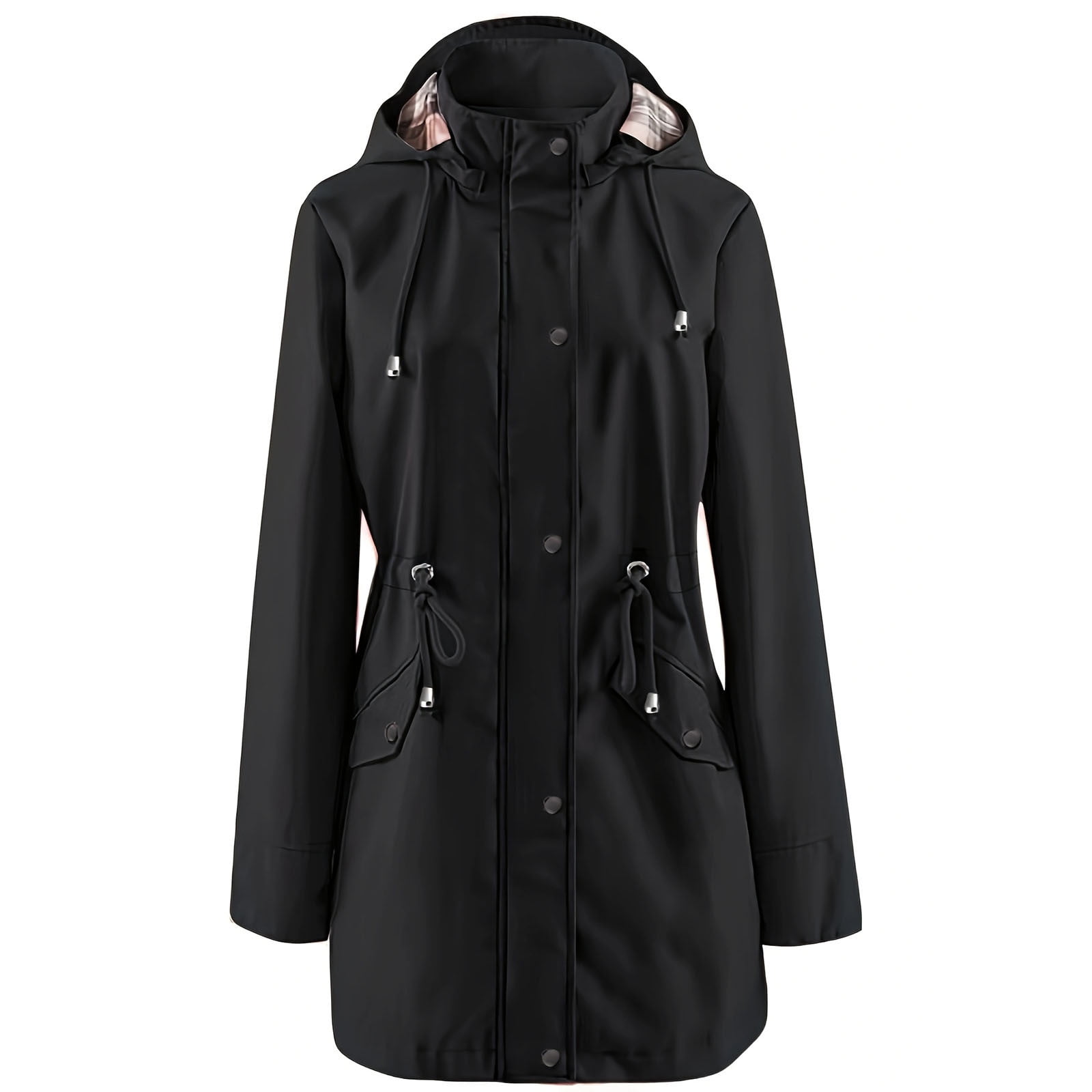 Click here for Lovzfmll Jackets For Women Solid Rain Outdoor Plus... prices