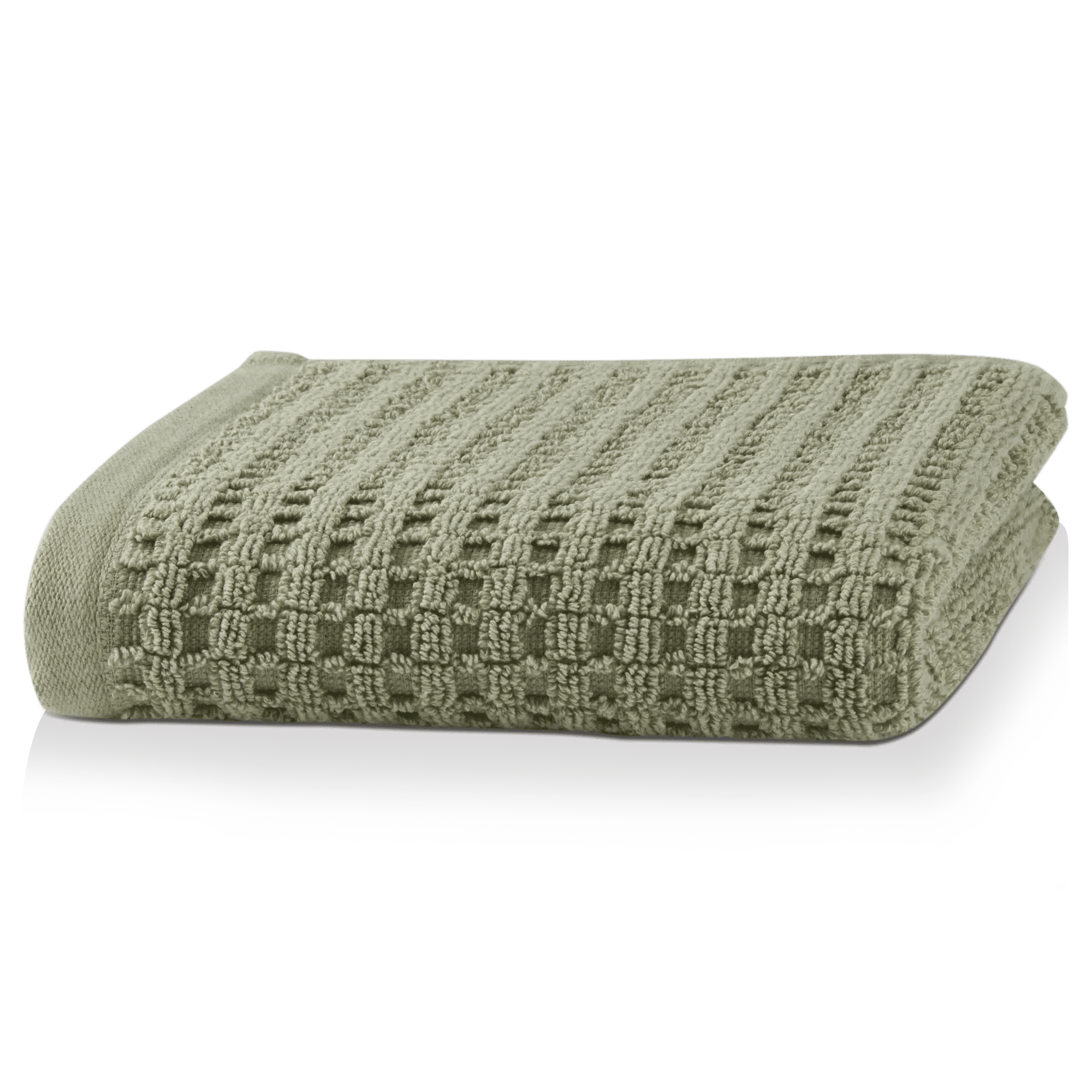 Click here for Bouclair Sage Waffle Hand Towel 28 X 16 In (71 X 4... prices