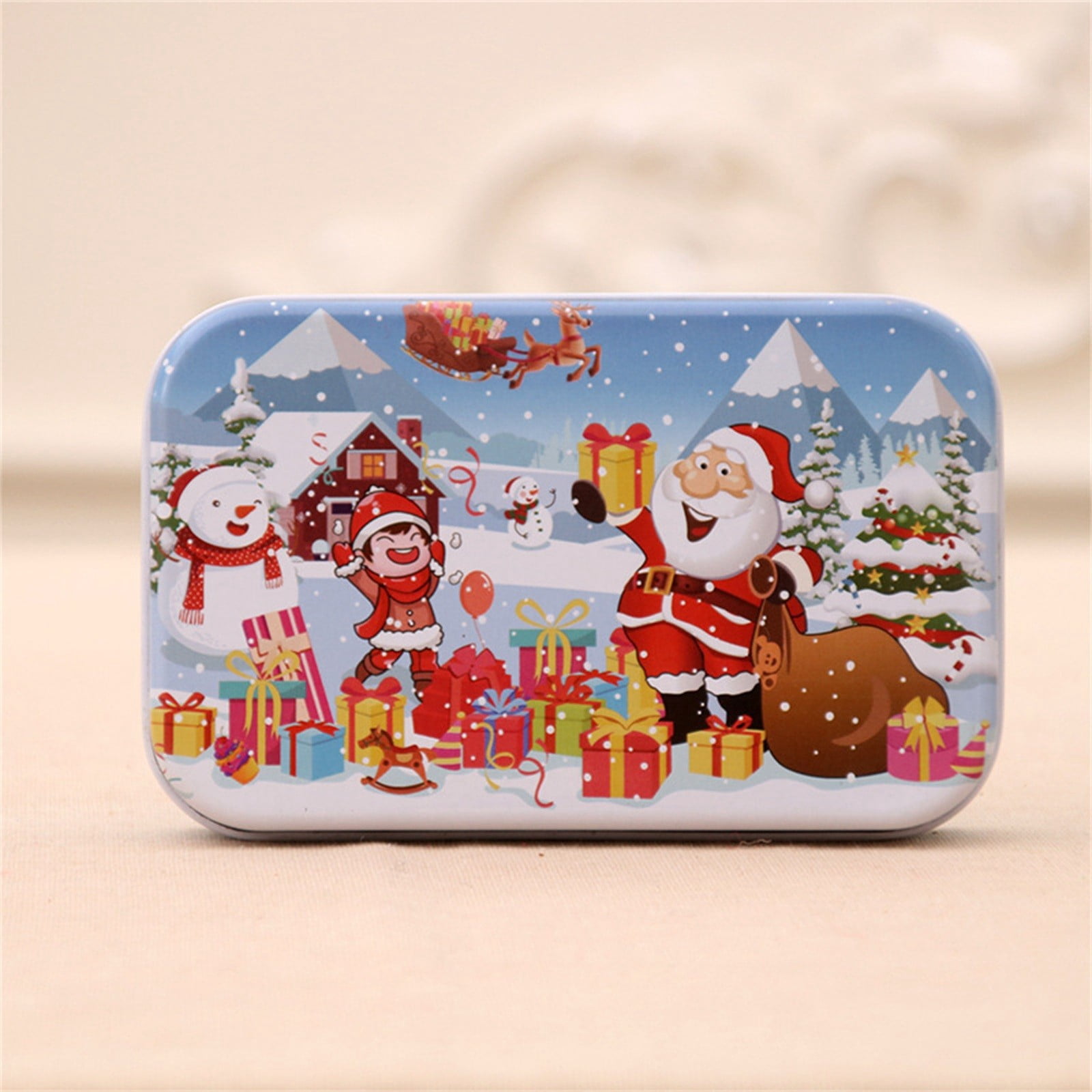 JNGSA Toys For 7 Year Old Boys Fidget Toys Christmas Tin Box Wooden