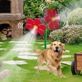 Crazy Sprinkler, 360° Rotating Dancing Flower Lawn Sprinkler Toy ...
