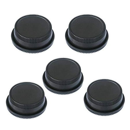 (5 Packs) Nikon F Rear Lens Cap Cover, Nikon Body Cap F Mount, Nikkor ...