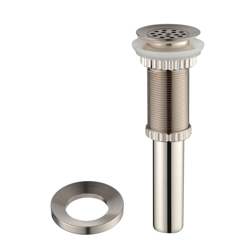 KRAUS Grid Style Drain and Mounting Ring in Satin Nickel - Walmart.com