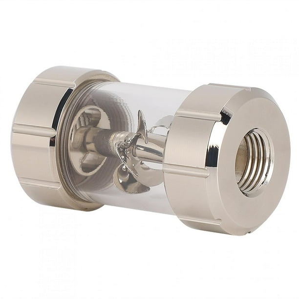 FAGINEY PC Water Meter, Metal Electroplating Water Meter Built-in Seal ...