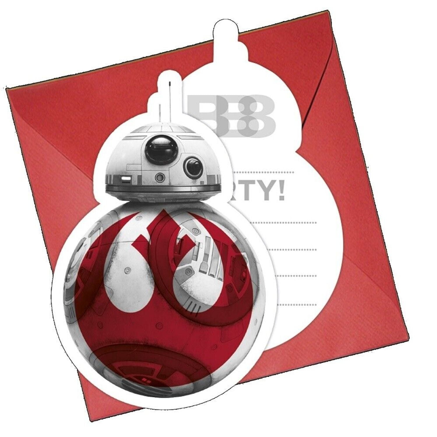 Click here for Star Wars: The Last Jedi Invitations (Pack Of 6) O... prices