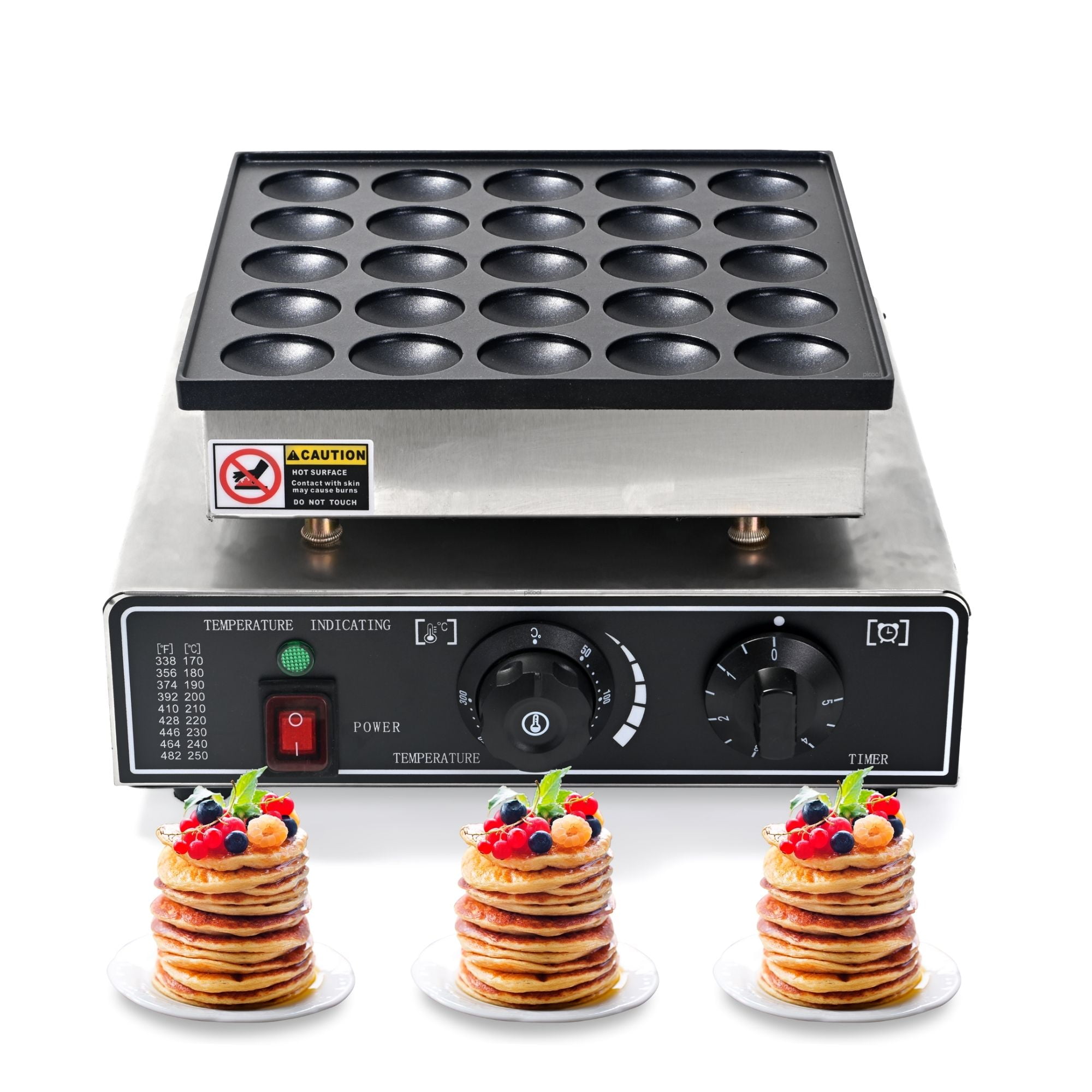 Máquina 25 Picool Mini hotcakes Electrica Industrial waflera | Bodega ...