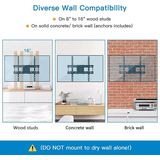 Full Motion Articulating TV Wall Mount Bracket Swivel Tilting, Fits 26 ...