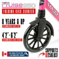 Madd Gear Metro 250- Black/Pink Folding Commuter Scooter with ...
