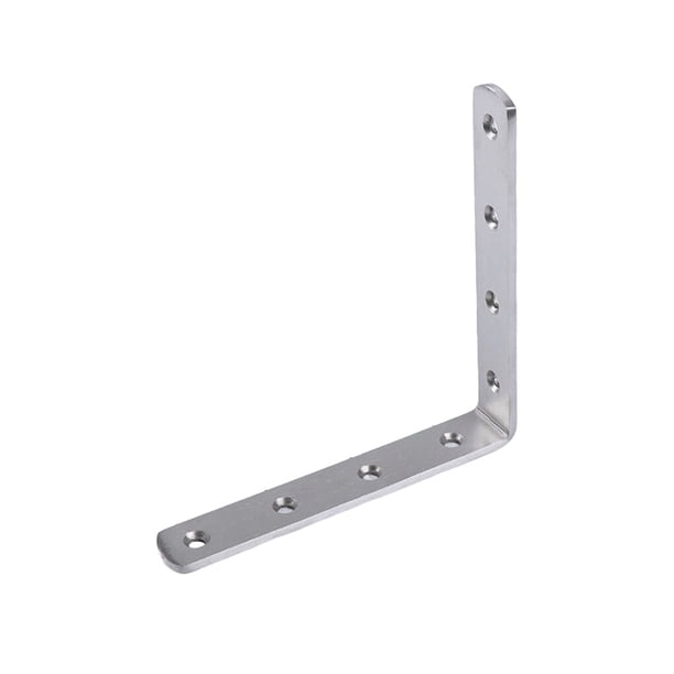 Unatoiry 4pcs L Bracket Corner Braces Joint Angle Brackets Wall-mounted ...