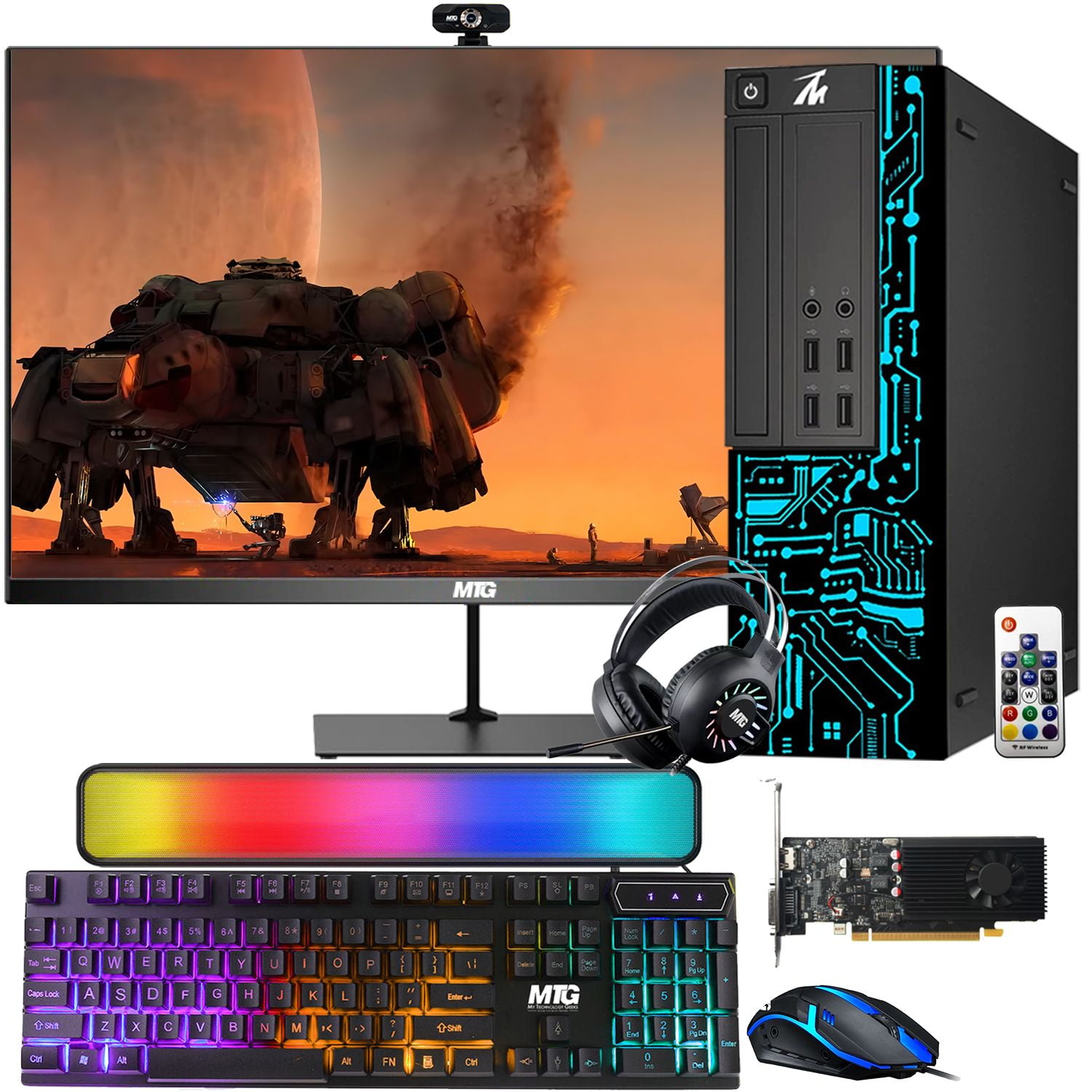 Gaming PC Desktop, Intel Core i7, TechMagnet Siwa 3, GT 1030 4GB DDR4 ...