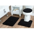 Luxury Nylon 3 Piece Bath Rug Set - Walmart.com