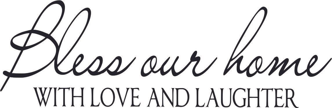 Vinyl House Home Bedroom Art Religious Quotes Removable Wall Lettering ...