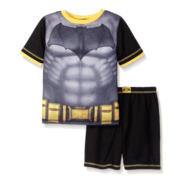 Batman - Batman Boys' Pajama Short Sleeve Graphic Top and Boxer Shorts ...