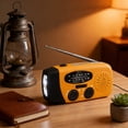 HOARBOEG Solar Hand Crank Emergency Radio with AM/FM/Weather Band ...