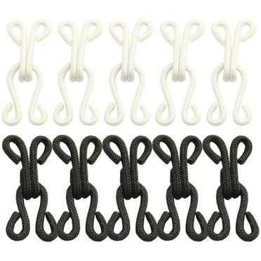Sewing Hooks and Eyes Closure Set for Trousers DIY, Bronze, 10 Sets ...