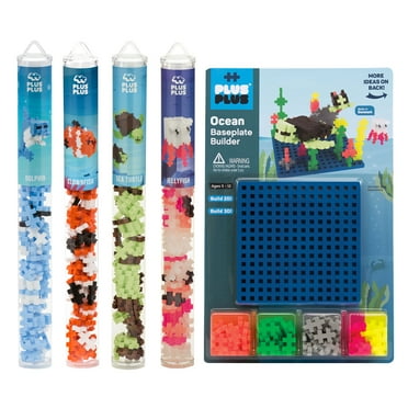 Plus-Plus BIG - Instructed Play STEM Building Set- Pastel Playset Bundle - Walmart.com