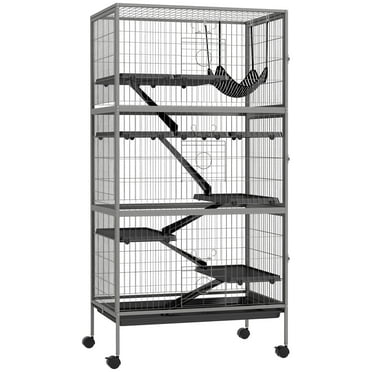 Prevue Pet Products Black Metal Feisty Ferret Home Cage 485 - Walmart.com