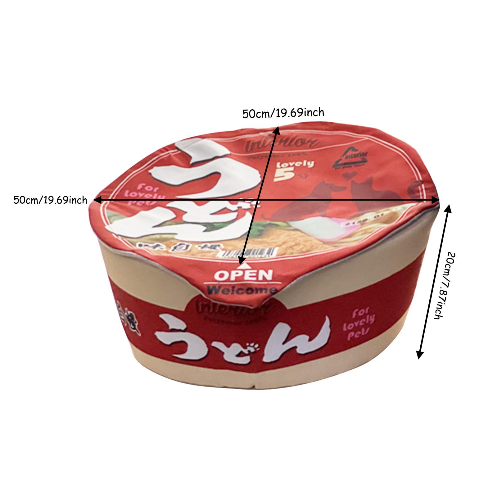 Instant Noodle Dog Bed Udon Noodle nest Cat Bed Pad Pet Bed | Walmart ...
